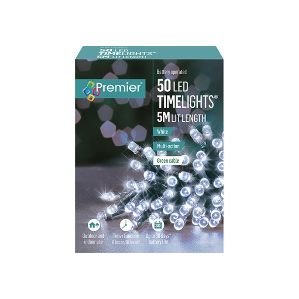 Battery Lights With Timers Multi Coloured Battery LED Timer Lights