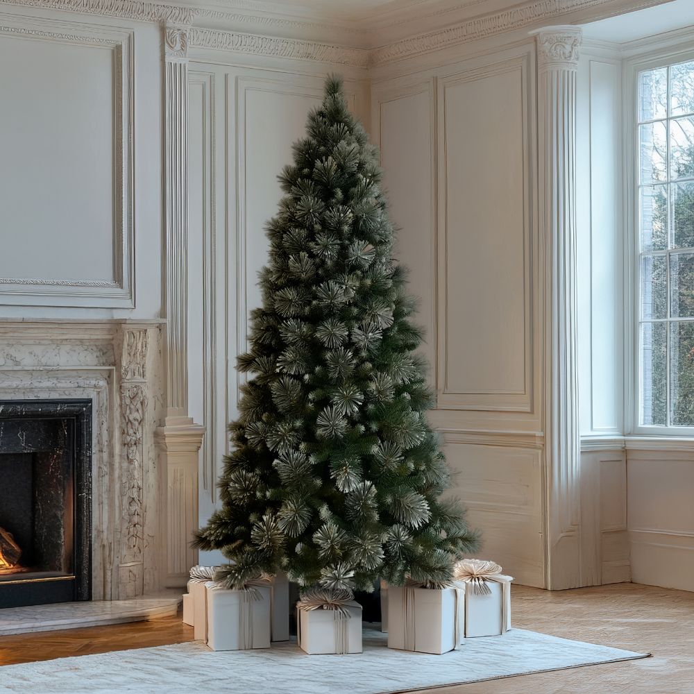 BOSK Iced Pine Artificial Christmas Tree — Newbank Garden Centre