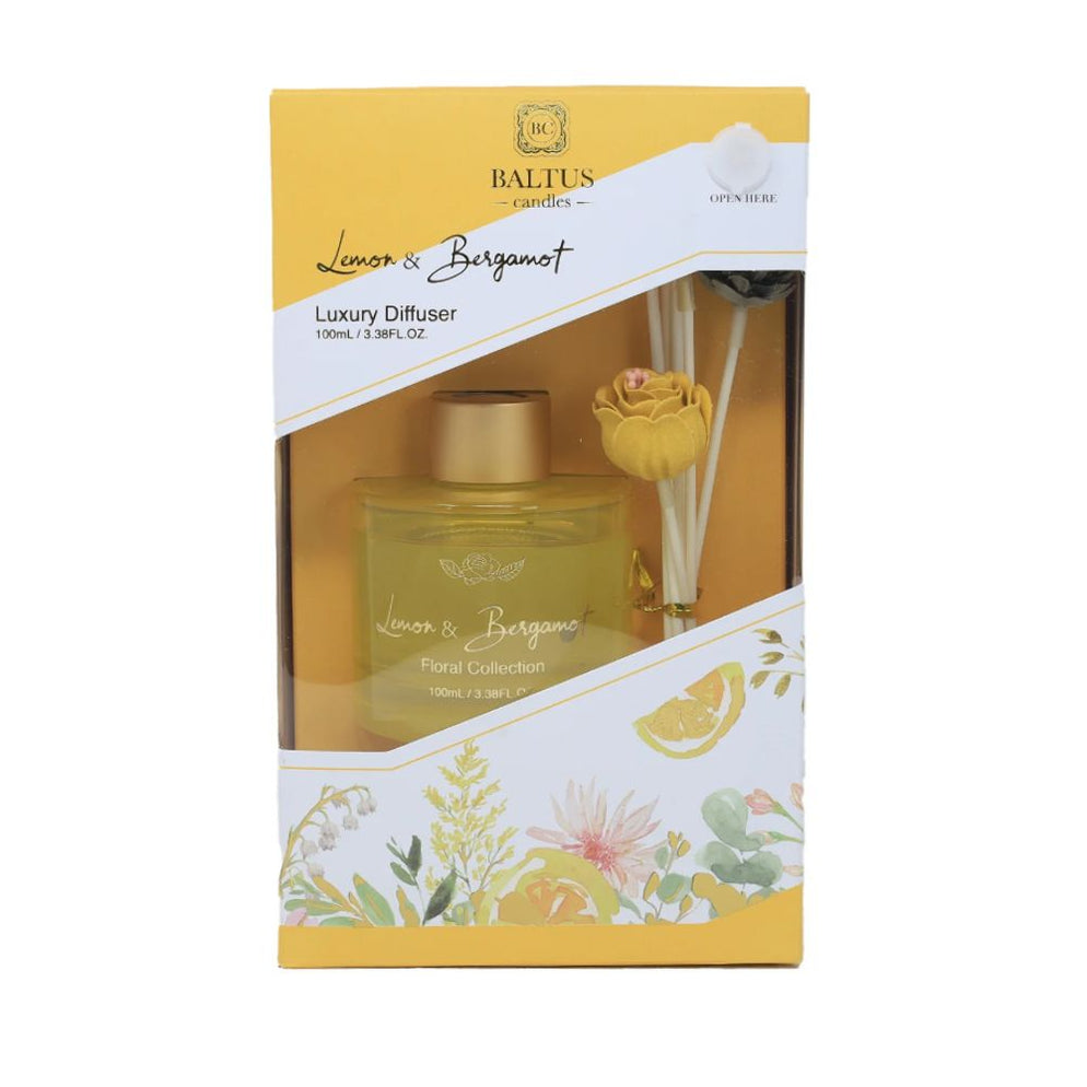 Baltus Lemon & Bergamot Reed Diffusers — Newbank Garden Centre