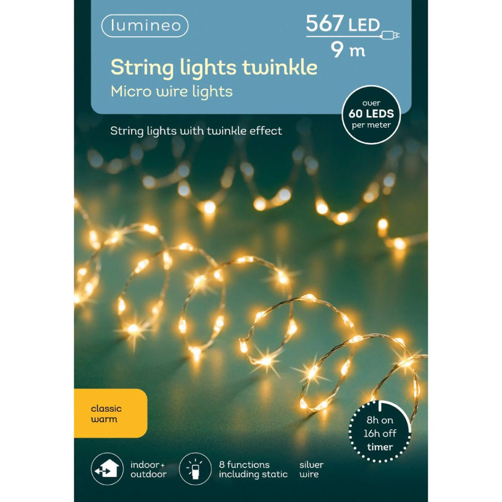 Kaemingk LED Classic Warm Extra Dense Micro Lights — Newbank Garden Centre