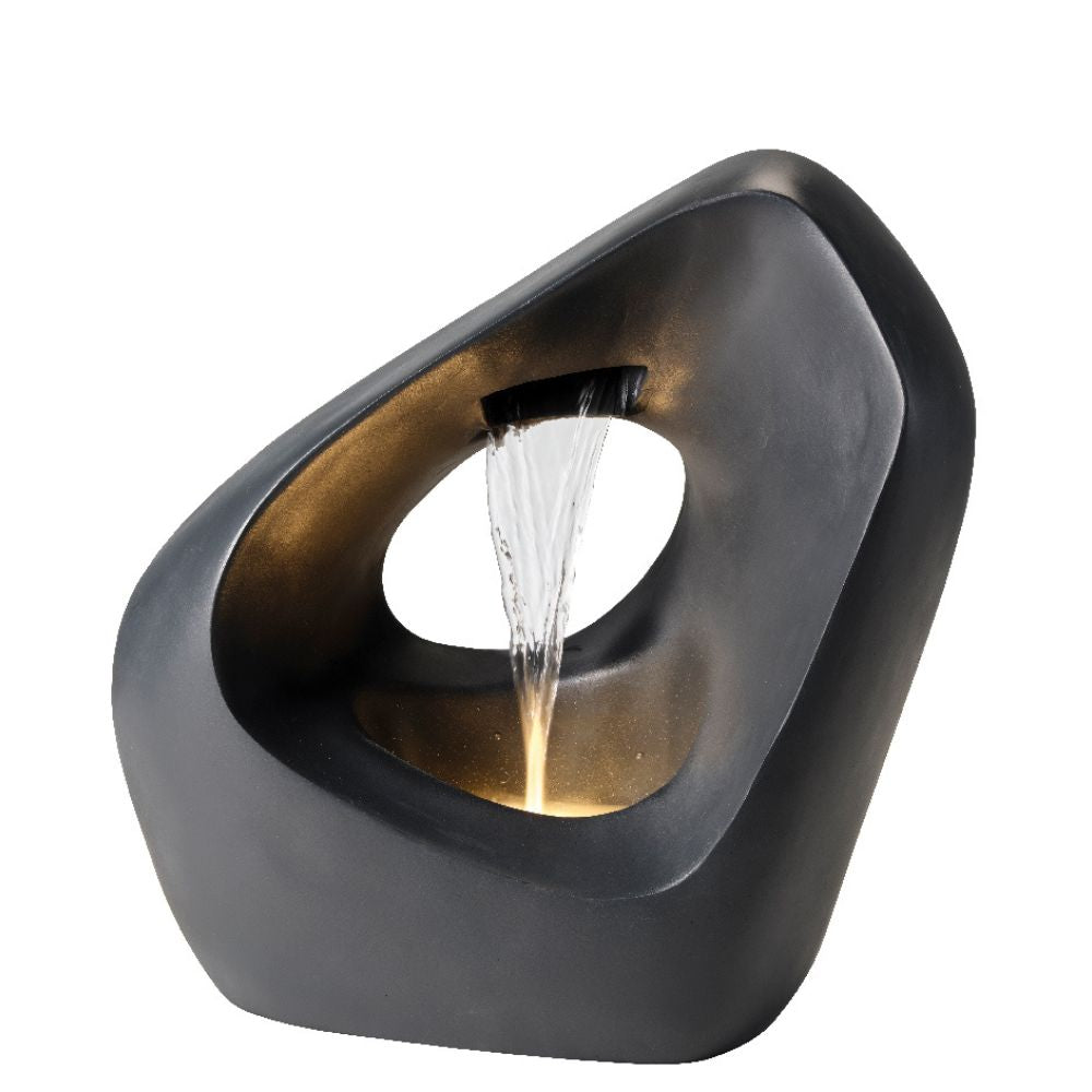 Lumineo Abstract Water Fountain 52cm — Newbank Garden Centre