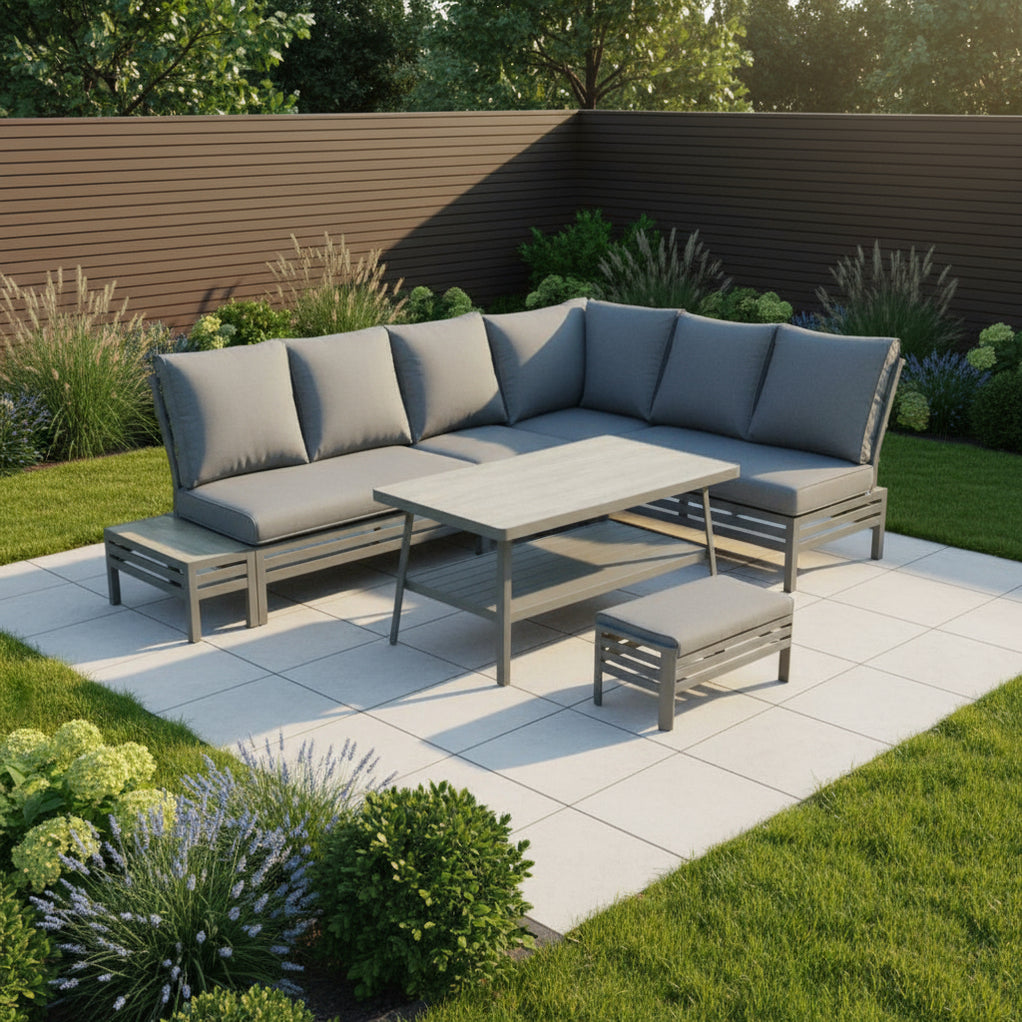 LG Outdoor Monza Rectangular Modular Dining Set — Newbank Garden Centre