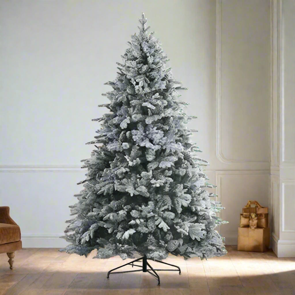 BOSK Frosted Winterfold Artificial Christmas Tree — Newbank Garden Centre