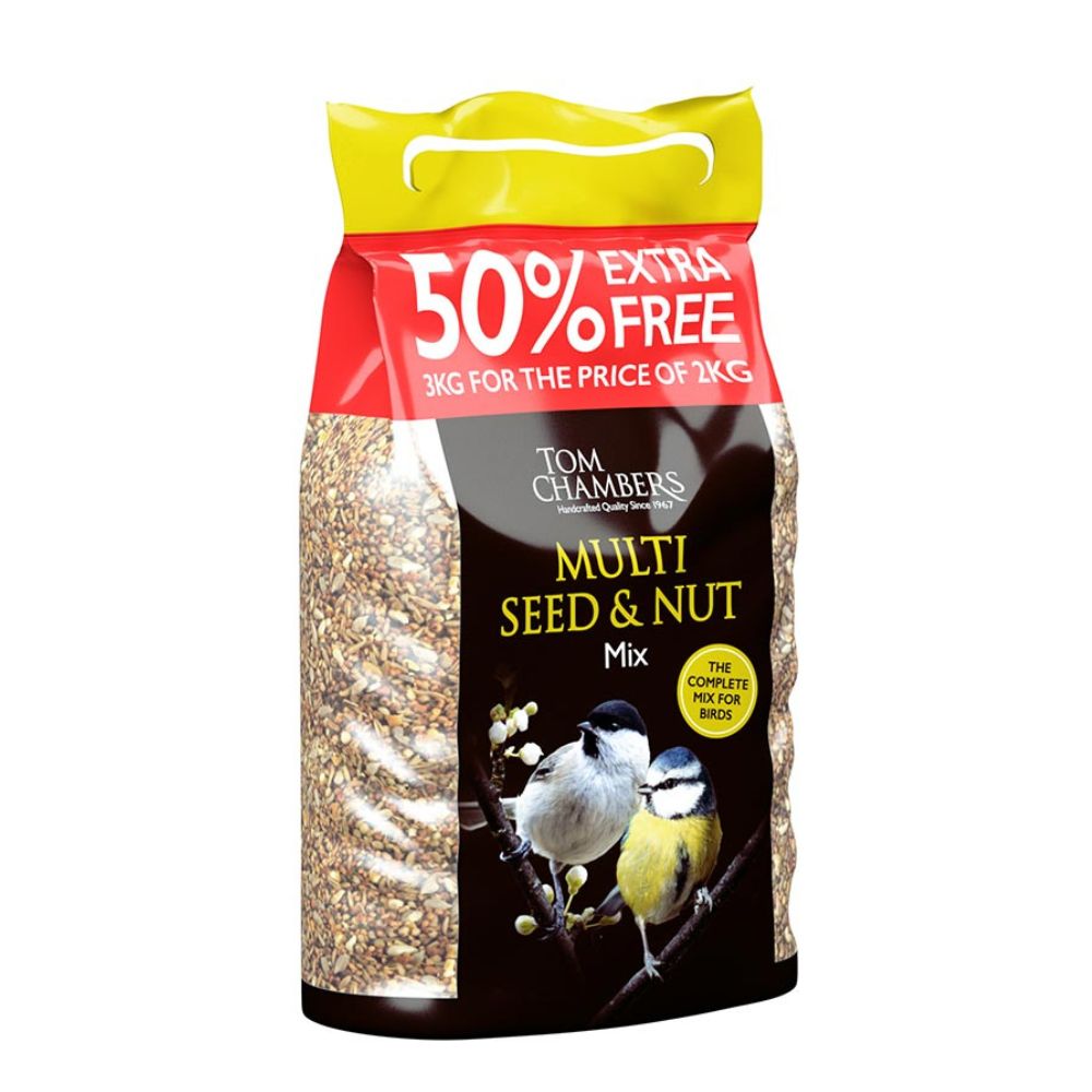 Multi Seed & Nut Mix 3kg - 1kg Free — Newbank Garden Centre